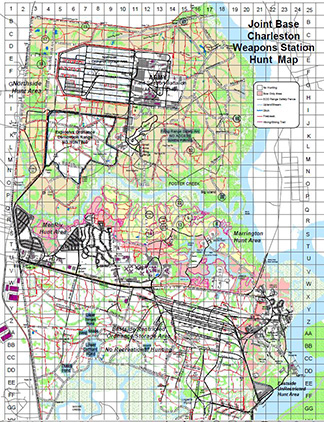 Maps - Joint Base Charleston - iSportsman